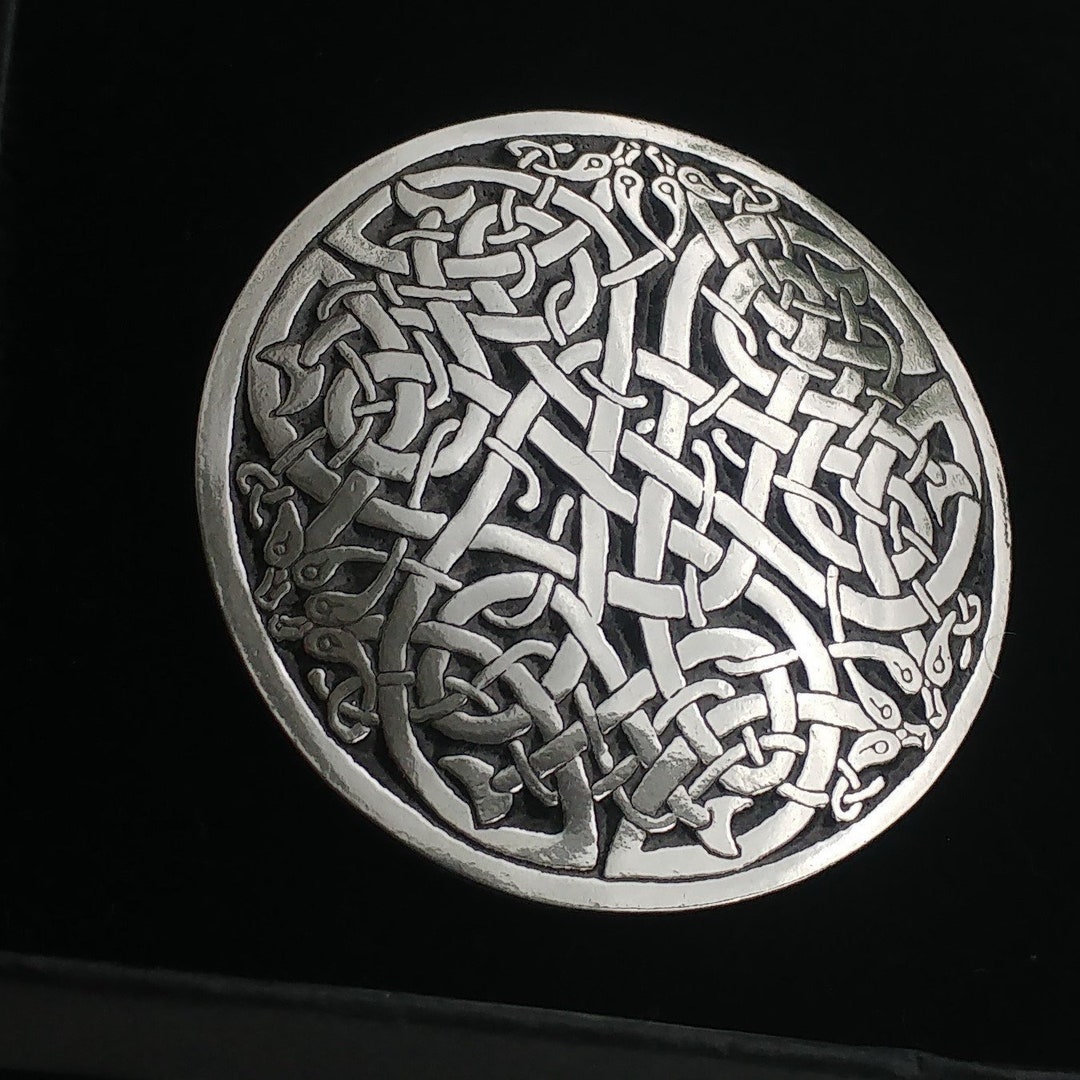 Celtic Brooch, Celtic Jewelry, Celtic Knot, Large Brooch, Inspired by ...