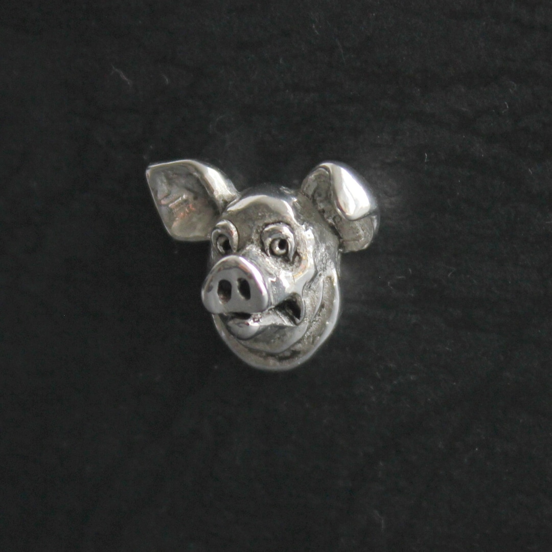 Pig Pin Badge, Handmade in Pewter by SJH Designs - Etsy UK
