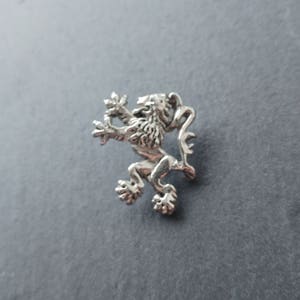 Lion Rampant Lapel Pin, Lion Lapel Pin Men, Wedding Scottish Jewellery ...