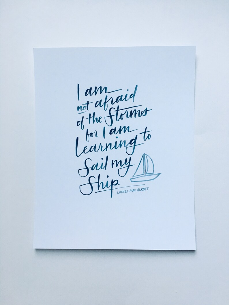 Learning to Sail My Ship - Etsy