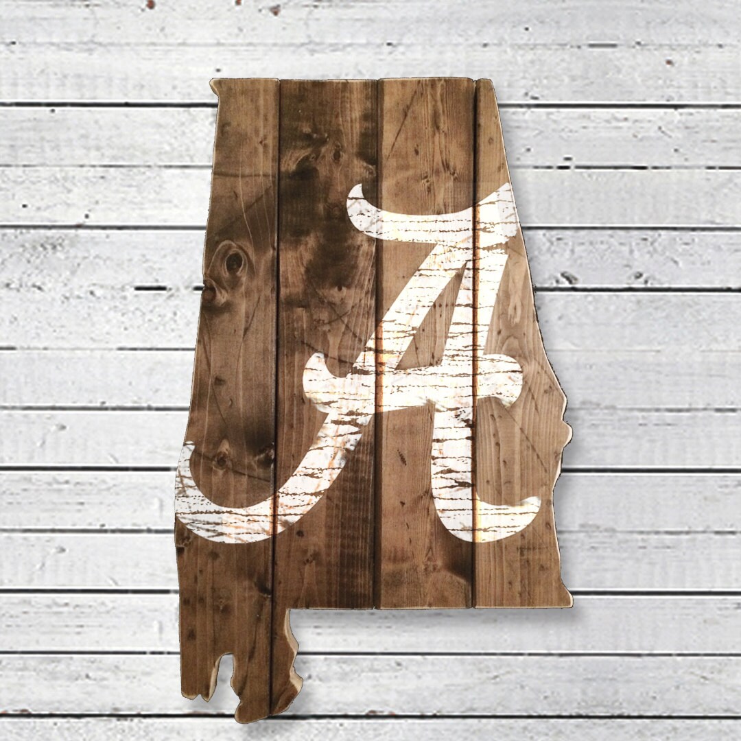 Alabama State Cut Out - Etsy