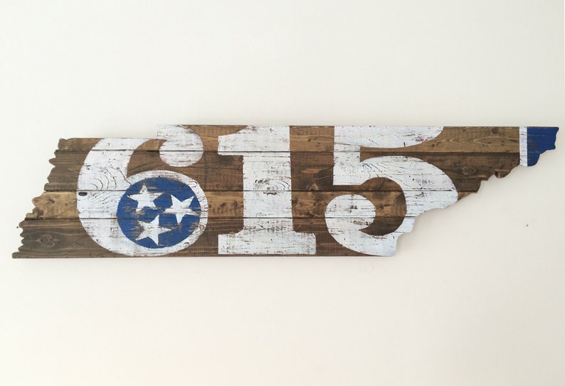 Tennessee State Flag - Nashville 615 - Etsy