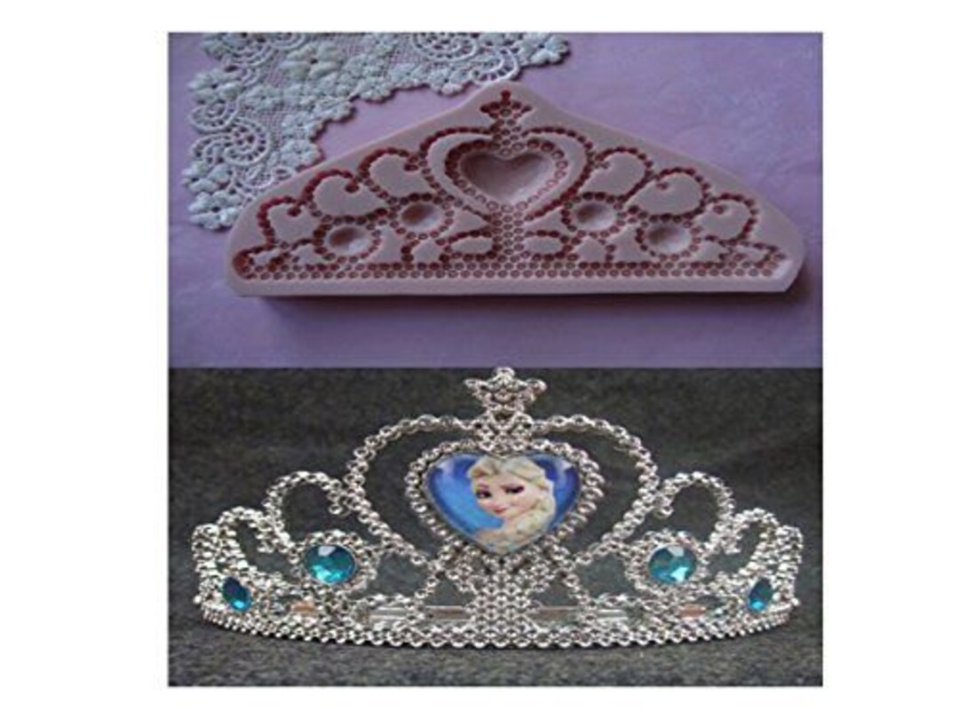 Princess Tiara I Silicone Mold Queen Fondant Cake Decorating APPROVED ...