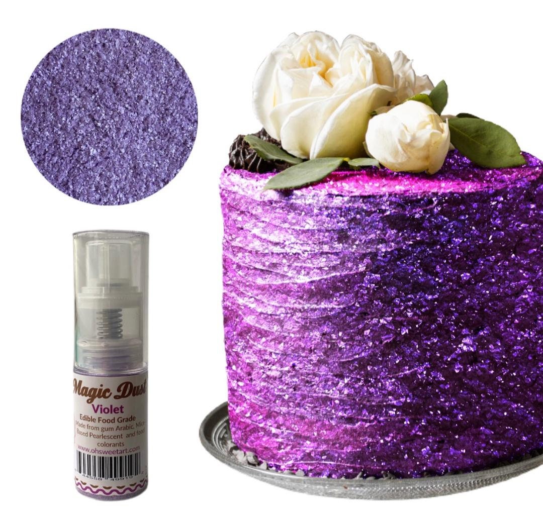 Polvo de brillo comestible VIOLET PUMP contenedor de 25 - Etsy España