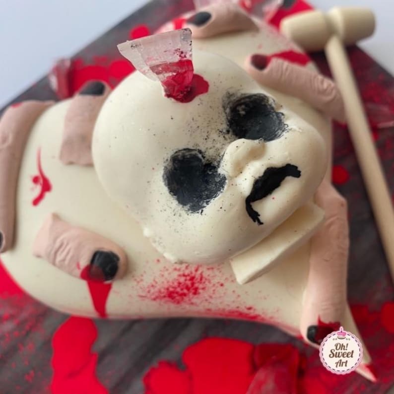 Big Baby Face Silicone Mold Cake Decorating - Etsy