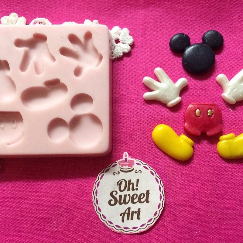 Mickey Mouse Silicone Mold - Etsy