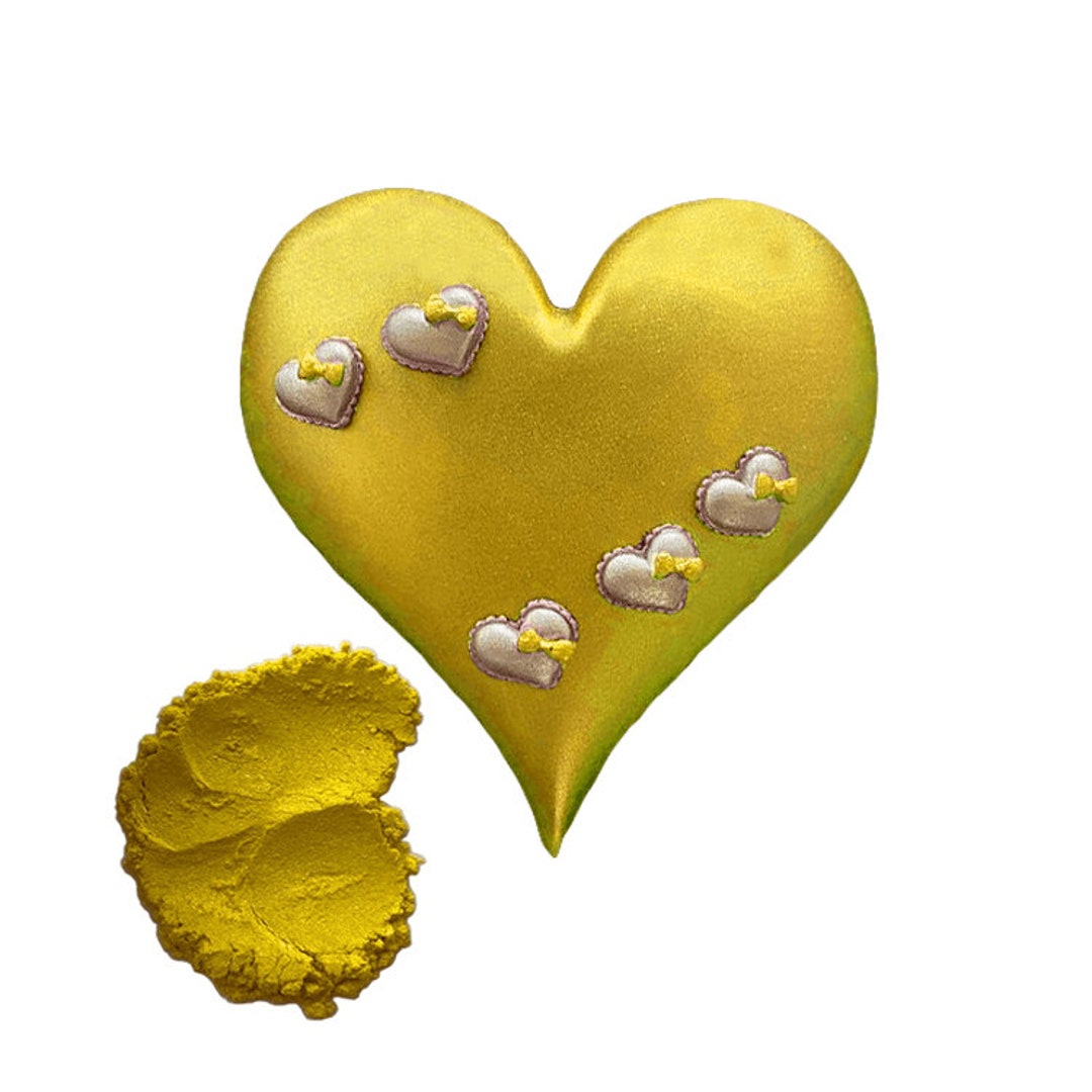 YELLOW Luster Dust Food Fondant Color Cake Decorating Gum Paste 4g - Etsy