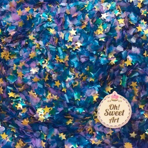 1/4 Oz FROZEN BLUE Edible Glitter Stars Oh Sweet Art for | Etsy