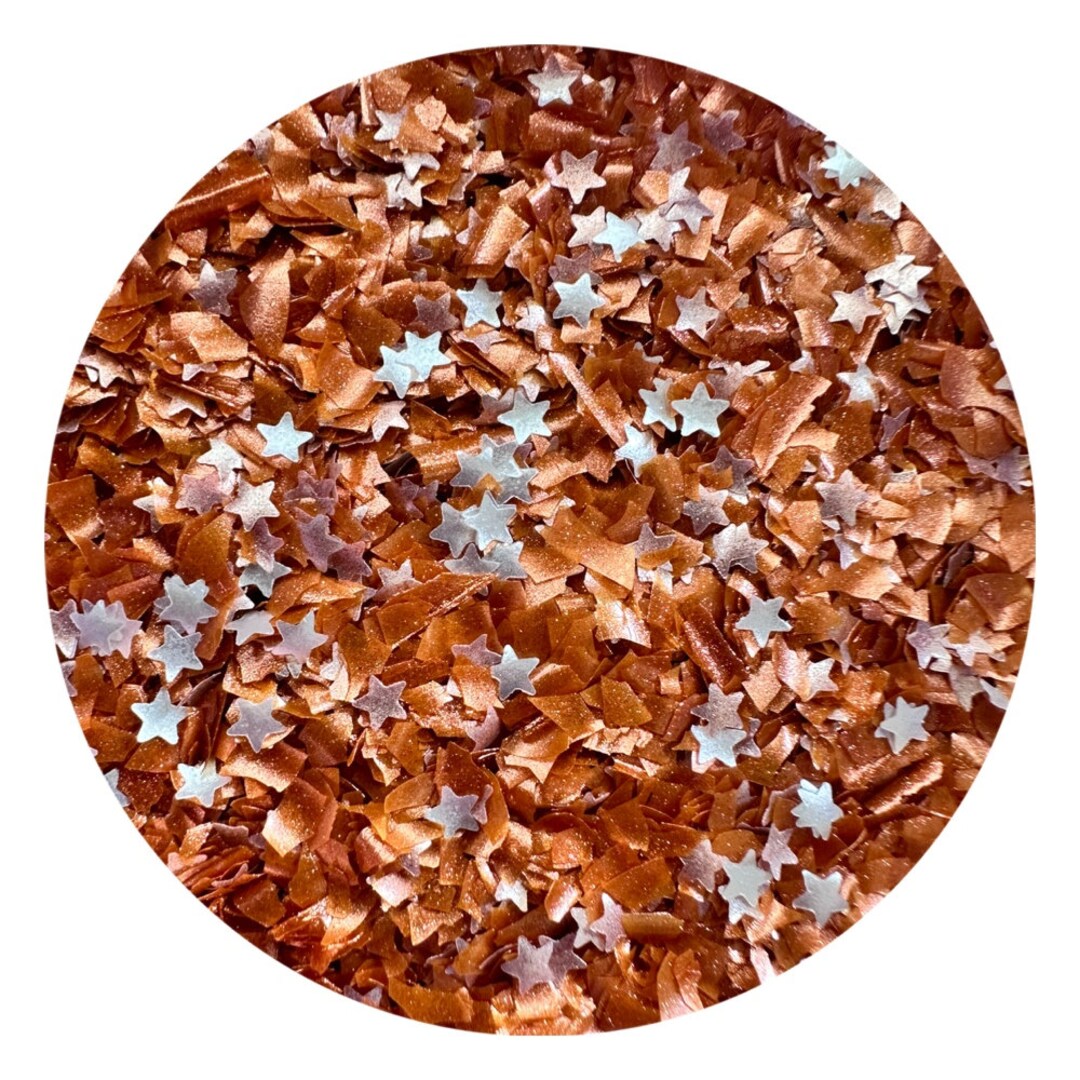 1/4 Oz COPPER STARS Edible Glitter Oh Sweet Art for Baking Cookies ...