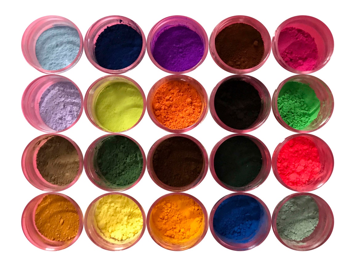 Petal Dust Set ( 20 Colors - 4 Grams Each Container) Food Fondant Color ...