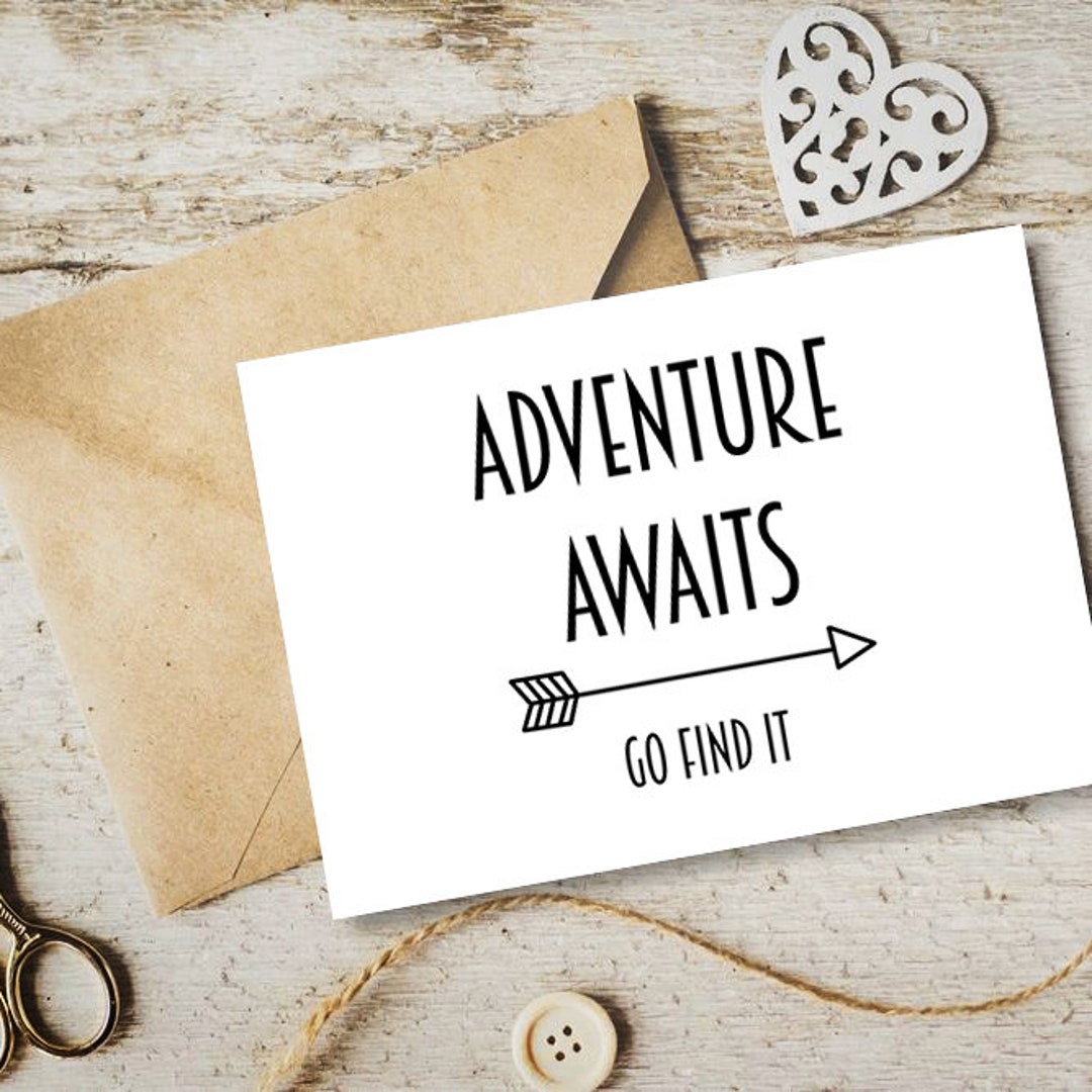 Adventure Awaits Printable - Printable Wall Art - Adventure Awaits ...