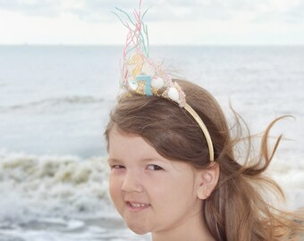 Under the Sea Birthday Crown Personalized Mermaid Headband - Etsy