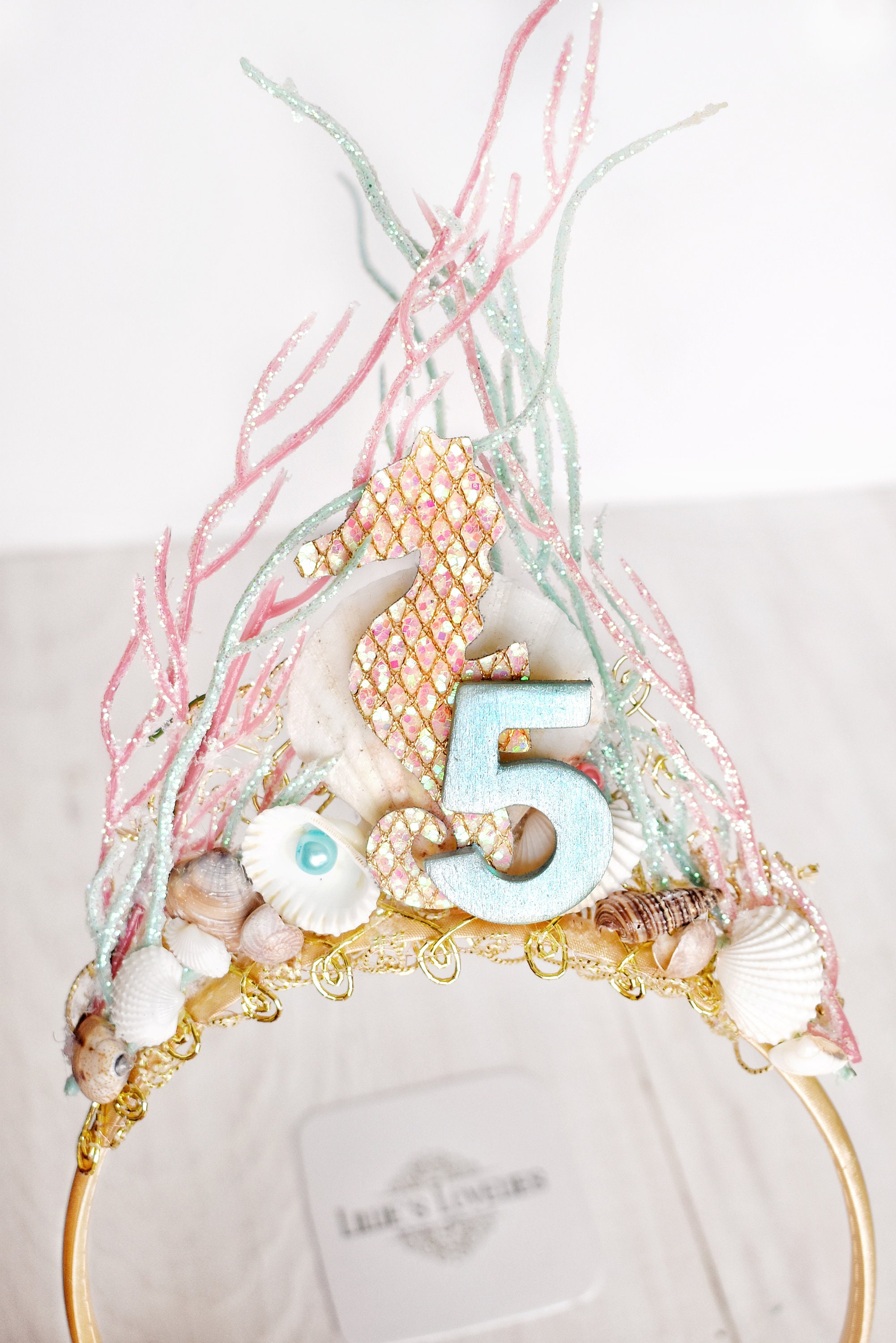 Under the Sea Birthday Crown Personalized Mermaid Headband - Etsy