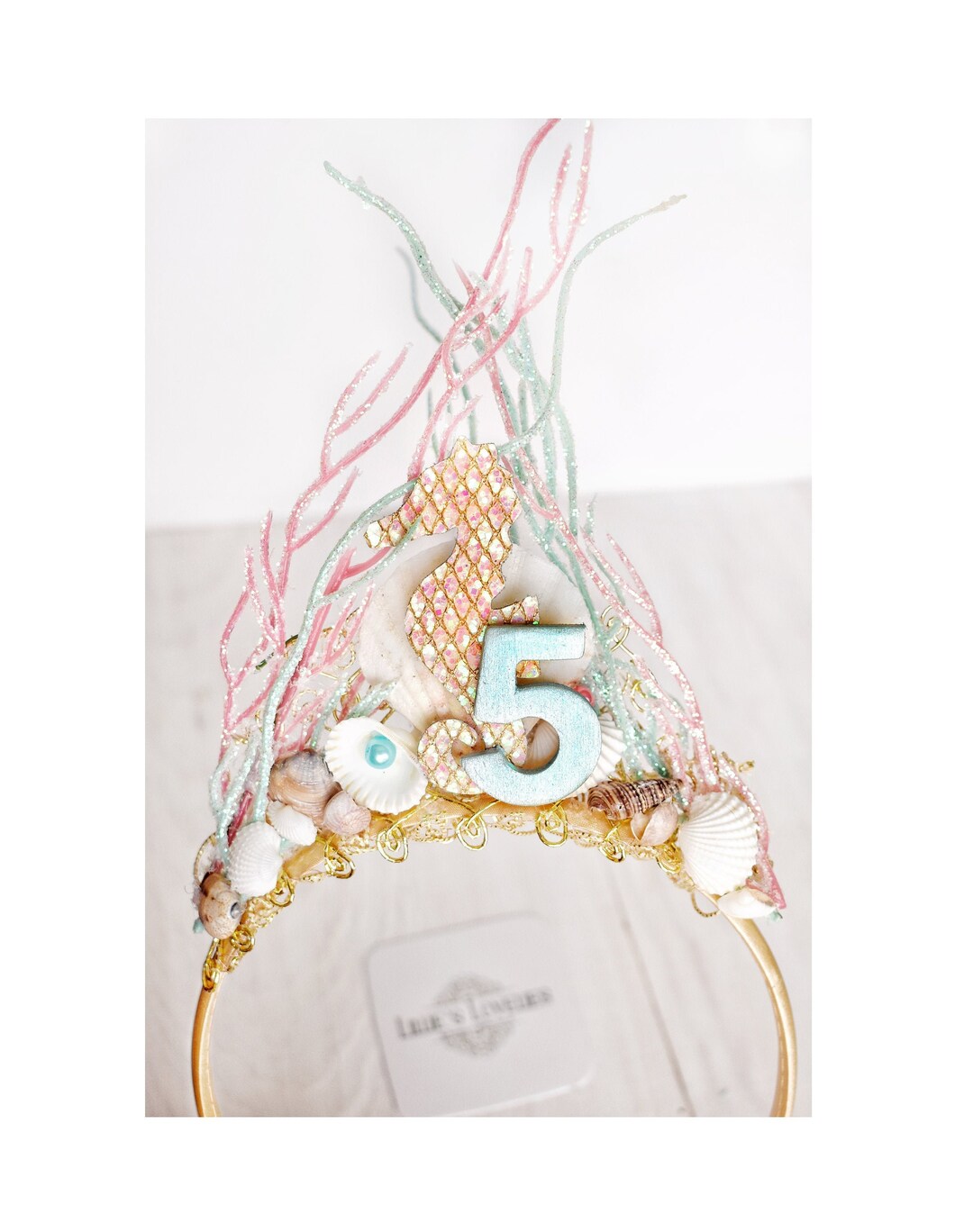 Under the Sea Birthday Crown, Personalized Mermaid Headband With Number ...