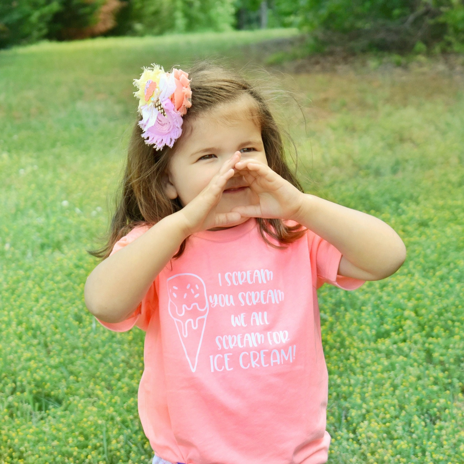Ice Cream Birthday Headband or Clip Sundae Party Theme Ice | Etsy