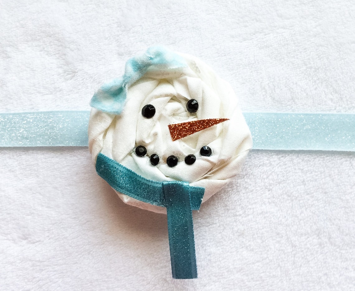 Snowman Headband Snowman Baby Headband Winter Headband Toddler - Etsy