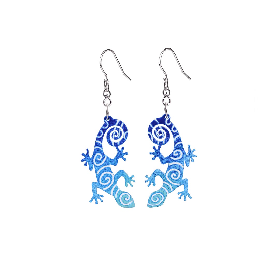 Reptile Earrings, Lizard Earrings, Gecko Earrings, Salamander Earrings ...