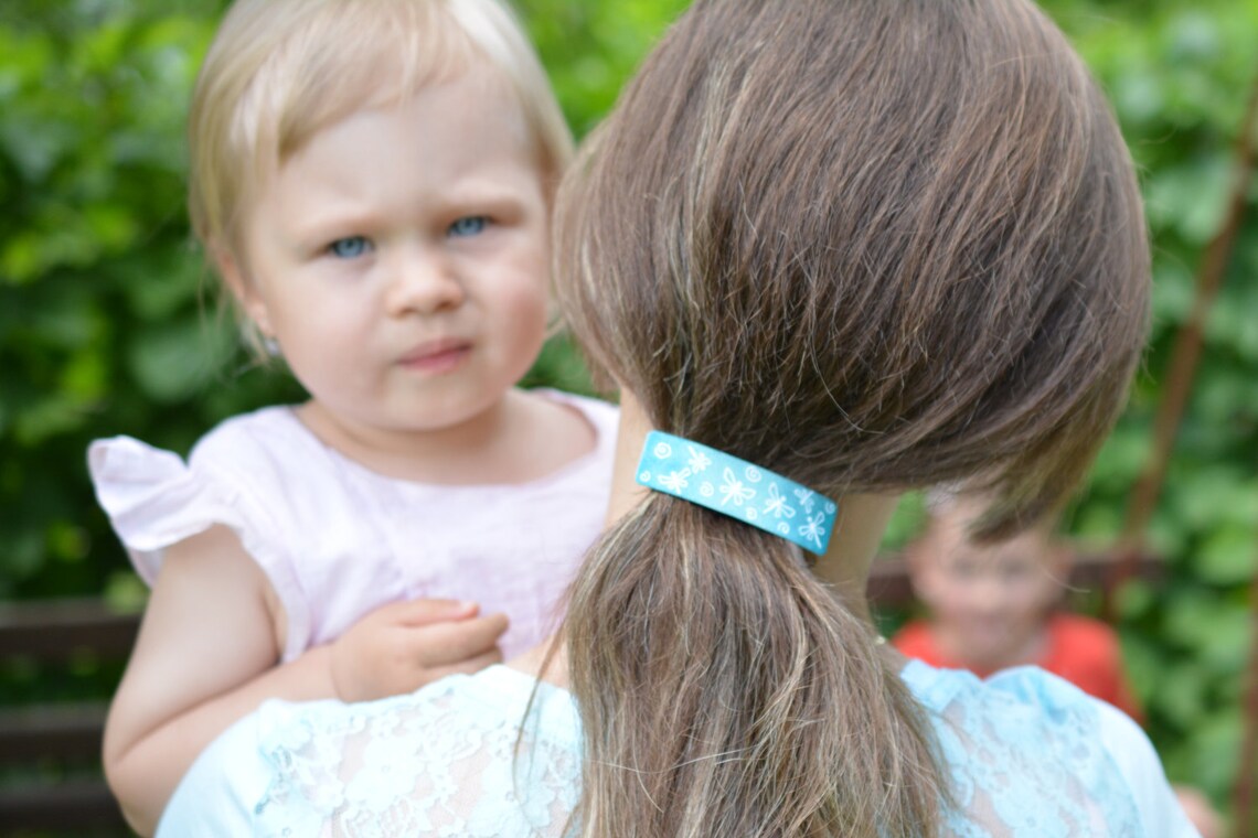 Hand Painted Dragonfly Hair Clip Light Blue Hair Clip With - Etsy