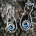 Original Wire Wrapped Dog Earrings for Dog Lovers, Wired Animals ...