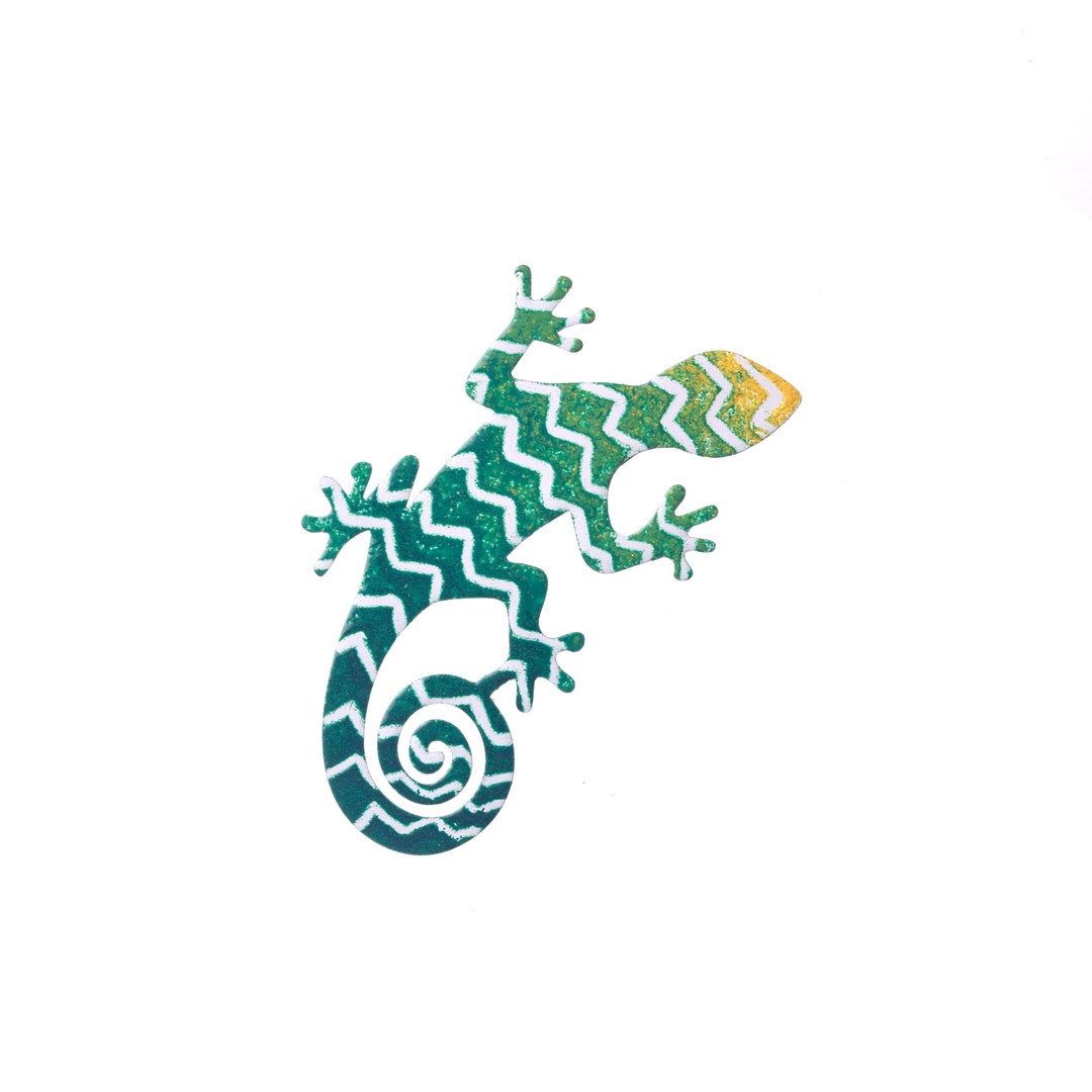 Handpainted Lizard Brooch, Enamel Lizard Pin, Reptile Brooch, Reptile ...