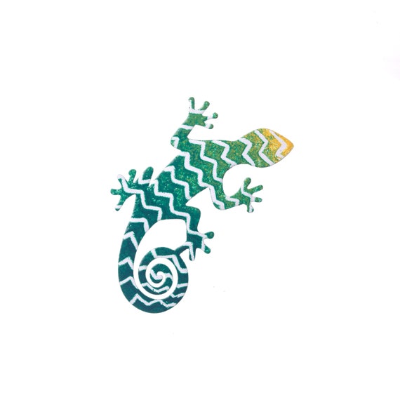 Handpainted Lizard Brooch Enamel Lizard Pin Reptile Brooch - Etsy