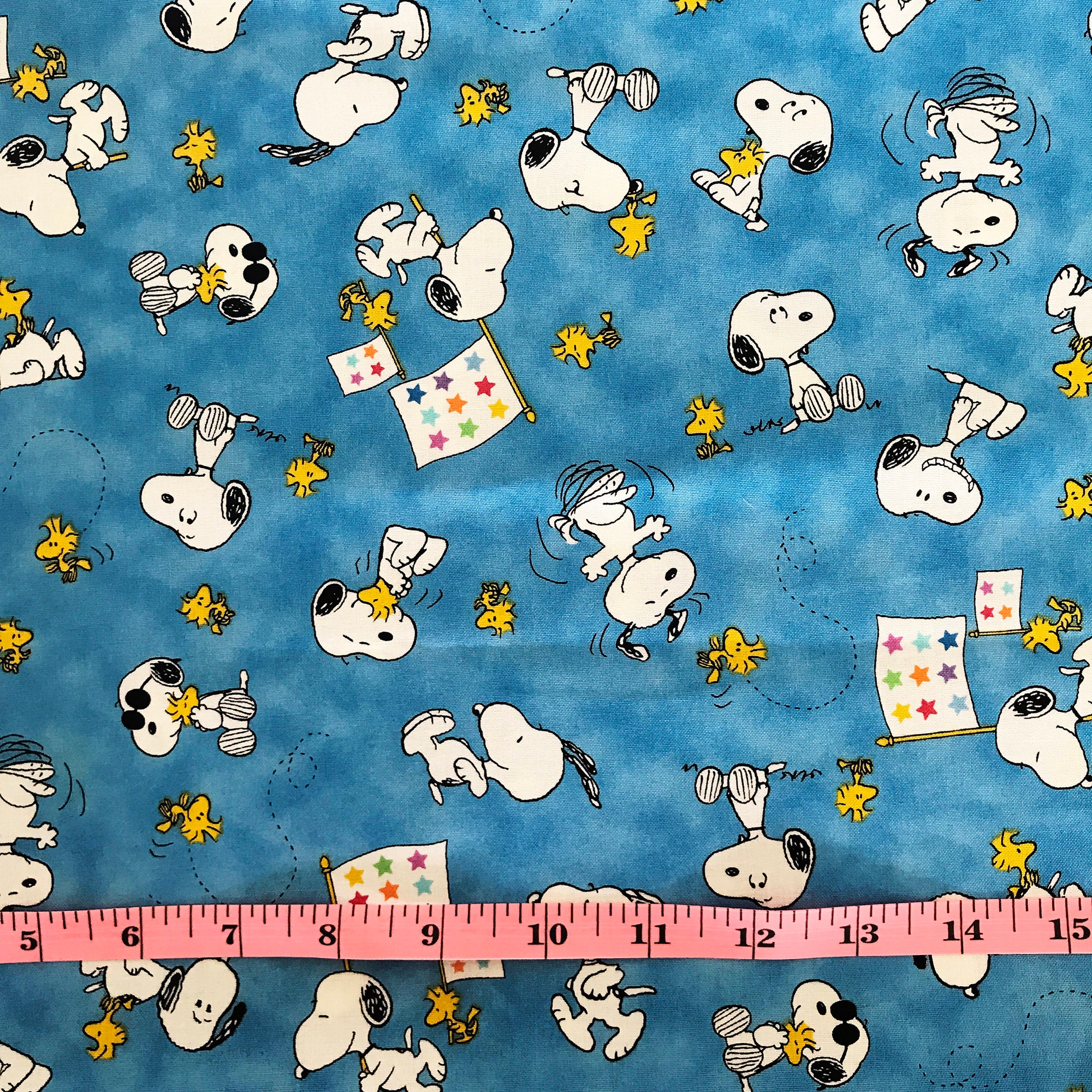 Snoopy & Woodstock Fabric. 100% Cotton - Etsy