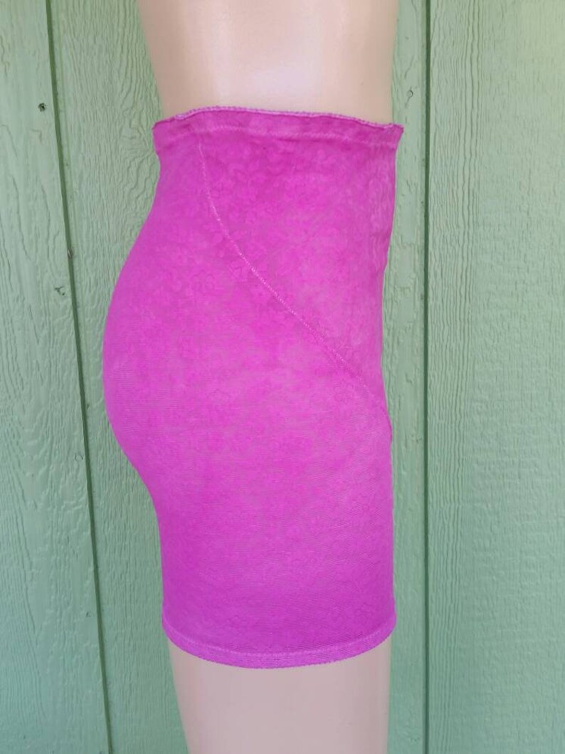 Dye4me Collection Hot Pink Girdle, Hand Dyed Girdle Slimmer, M/L - Etsy