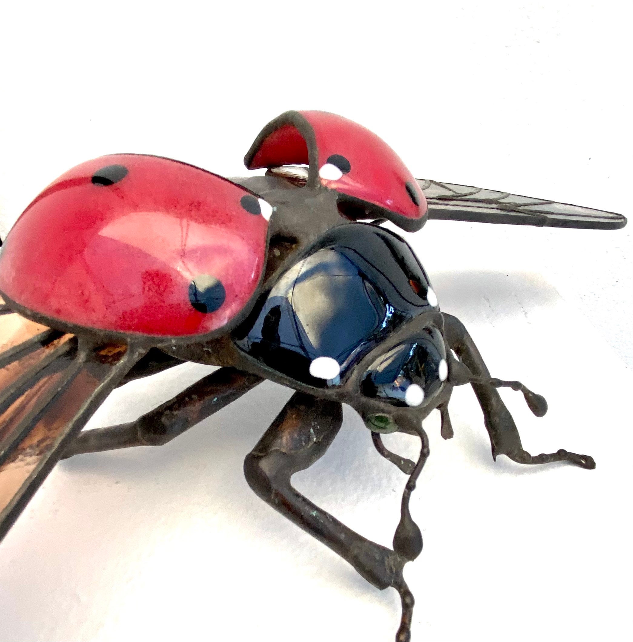 Wings Open Ladybug - Etsy