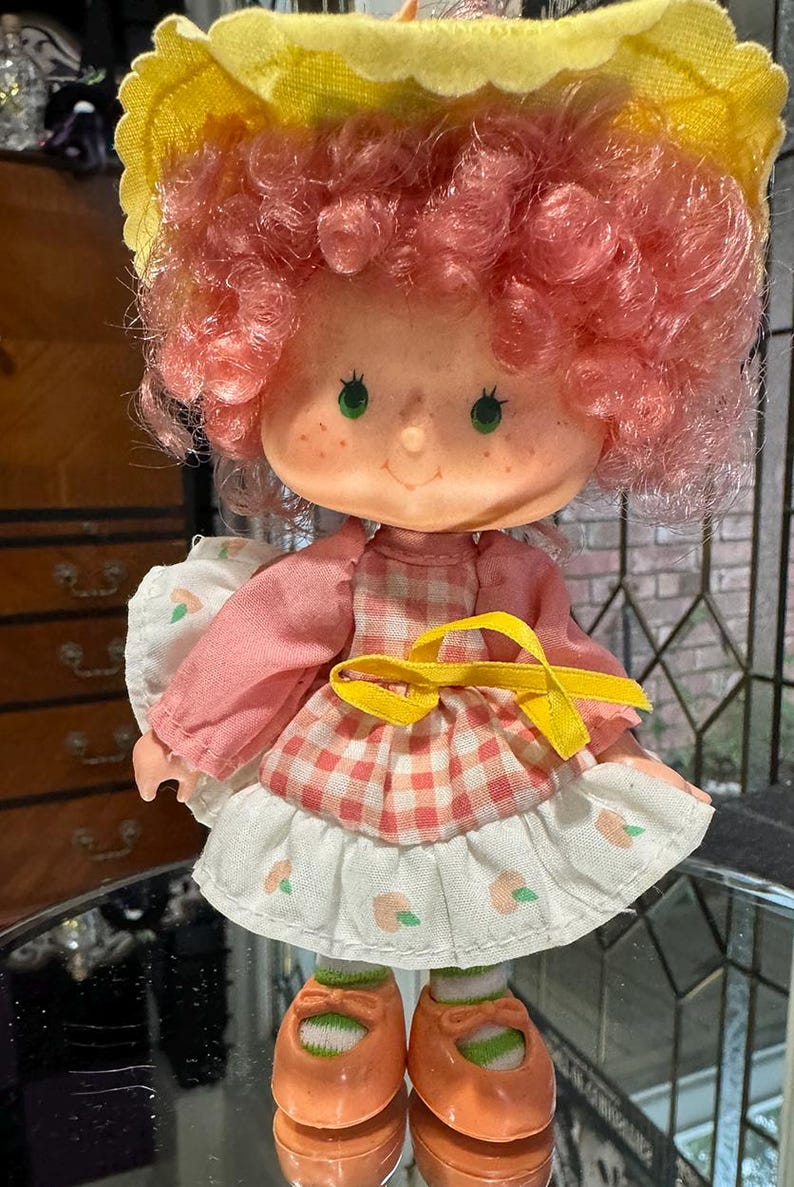 Peach Blush Vintage 80's Strawberry Shortcake Party Pleaser Doll Kenner ...
