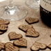 Personalised Wooden Love Heart Table Decorations, Rustic Vintage ...