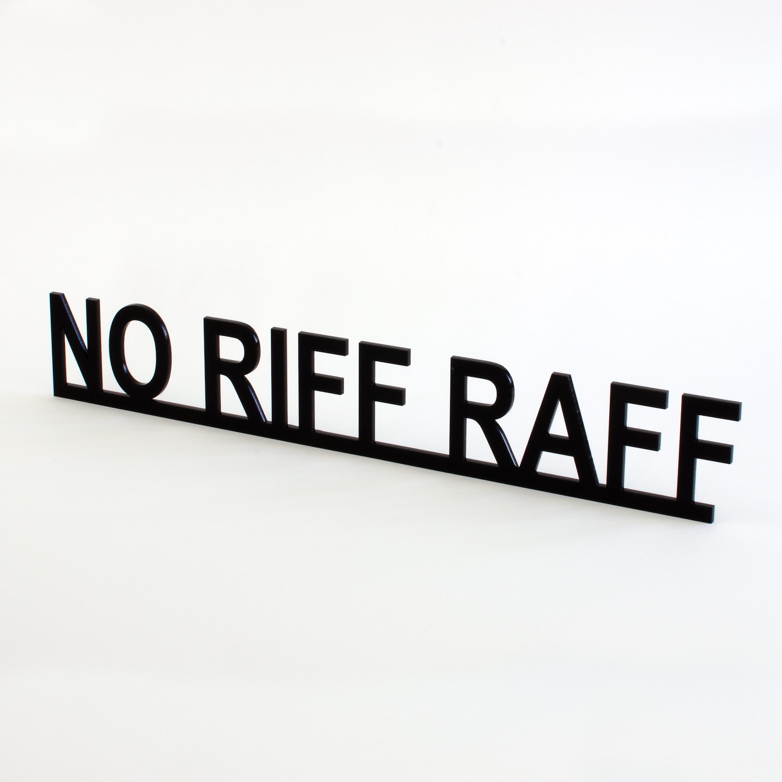 NO RIFF RAFF Door Topper Decoration. A Perfect Gift Idea for - Etsy