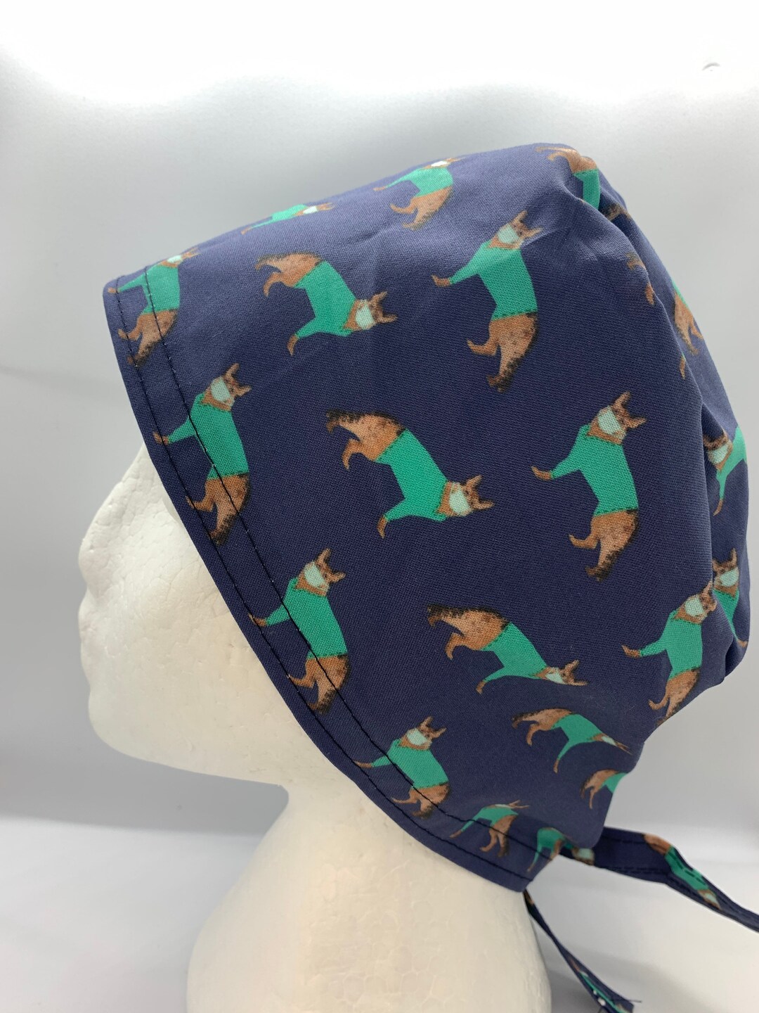 German Shepherd Dog Print Scrub Cap - Etsy