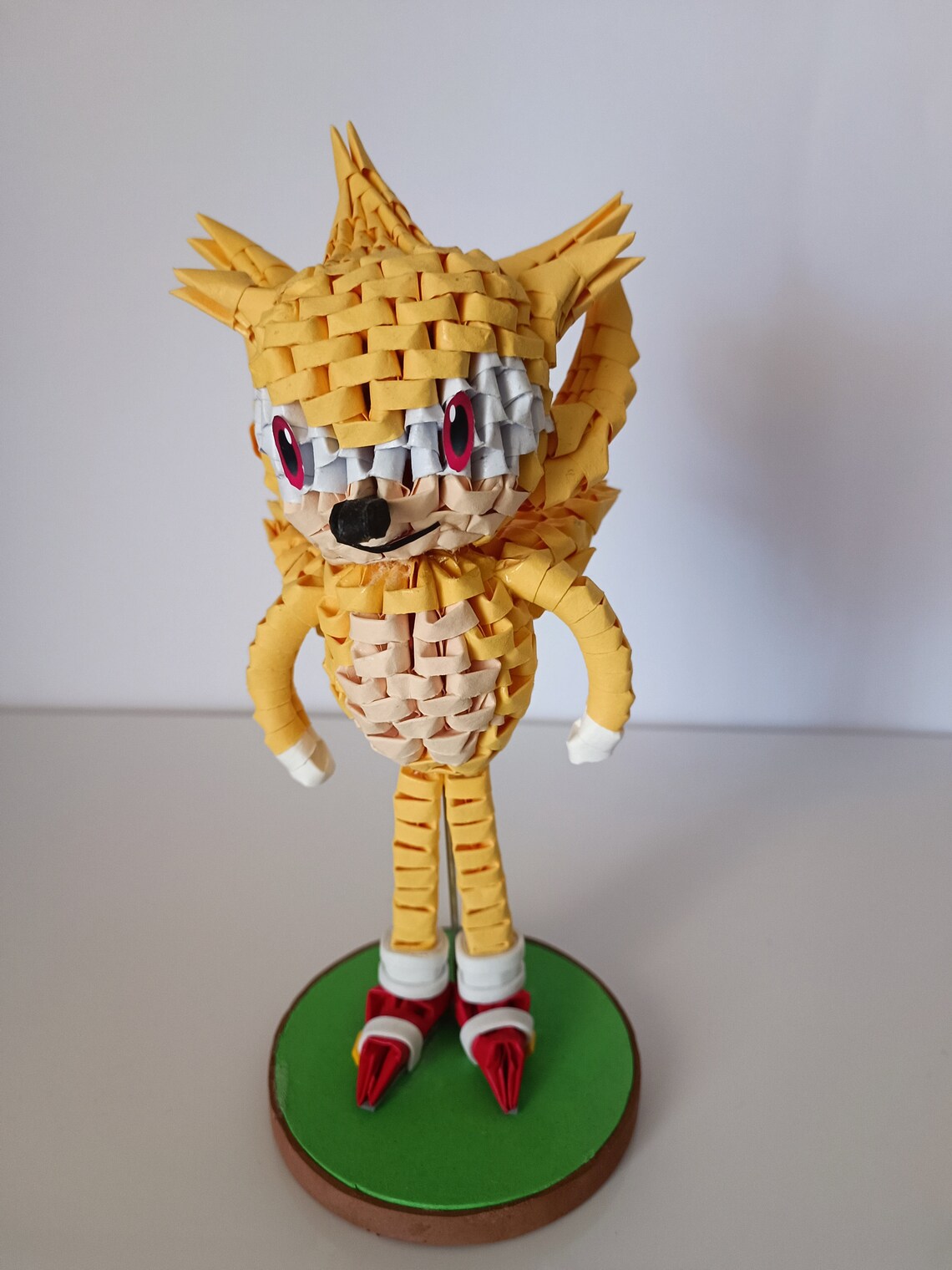 3D Origami Super Sonic - Etsy
