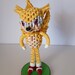 3D Origami Super Sonic - Etsy