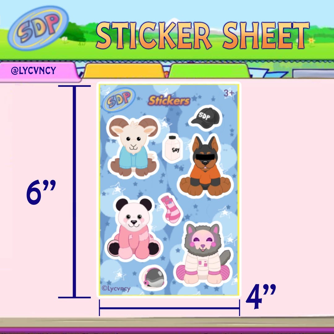 PRE-ORDER Sleep Deprived Pod Sticker Sheet - Etsy