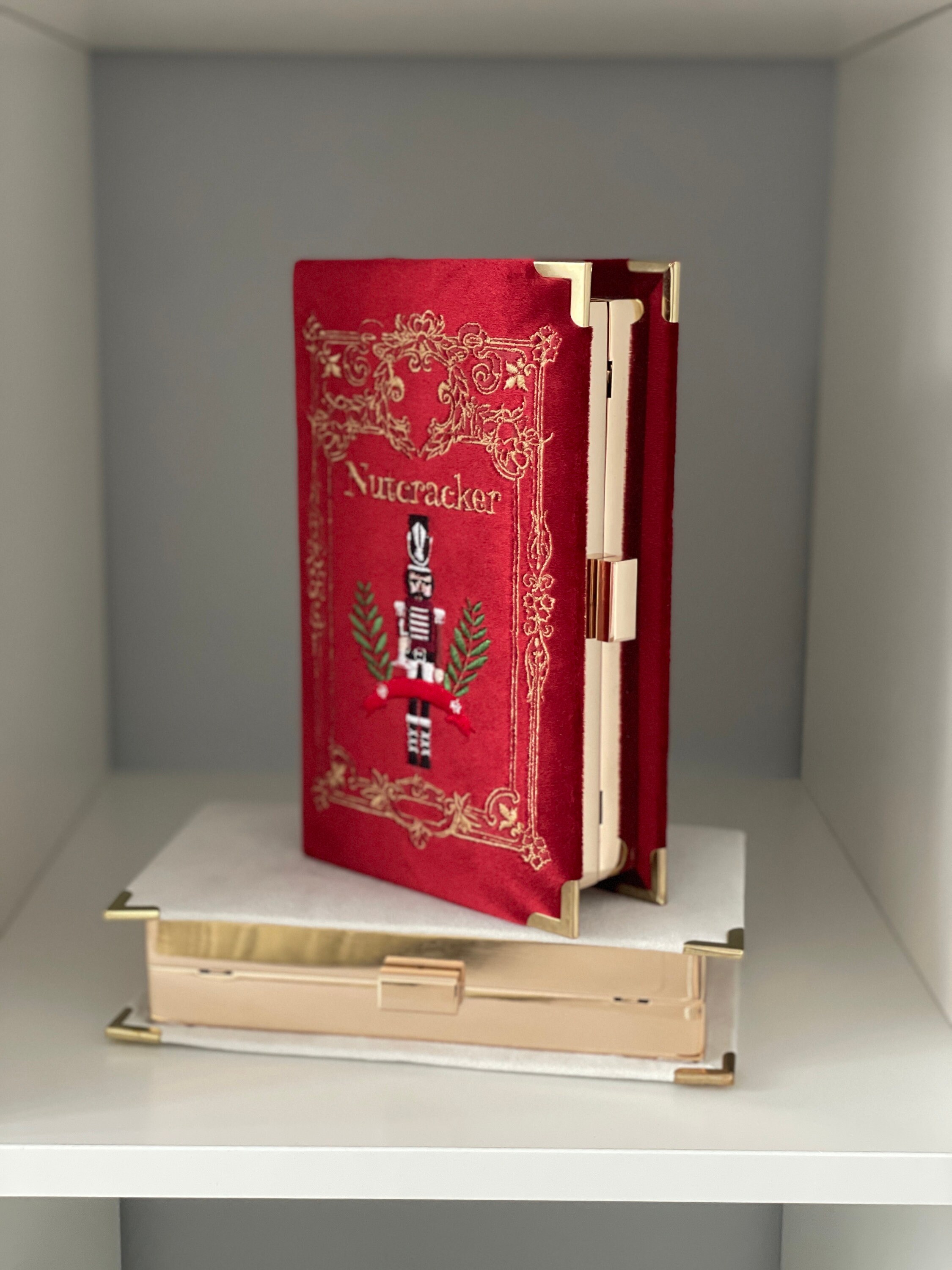 Book Purse the Nutcracker Book Bag, Book Clutch, Ready to Ship, Novelty ...