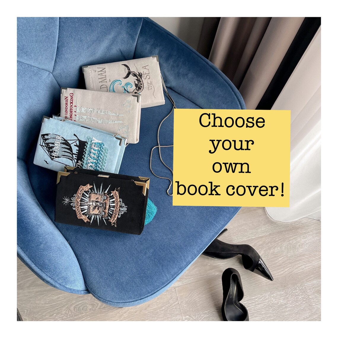 Book Clutch Book Lover Custom Gift Personalized Gift for | Etsy