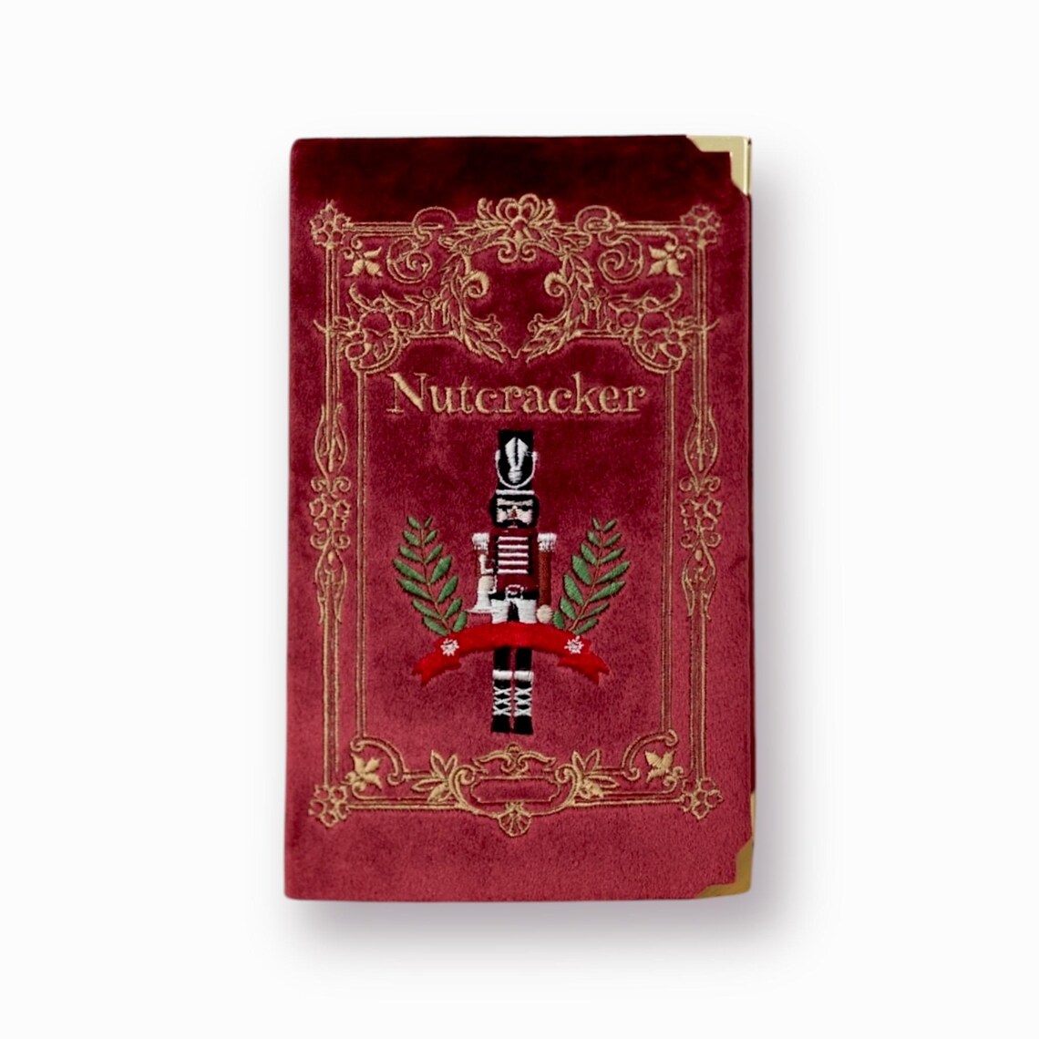 The Nutcracker, Embroidered Book Bag Clutch, Red Cocktail Evening Purse ...
