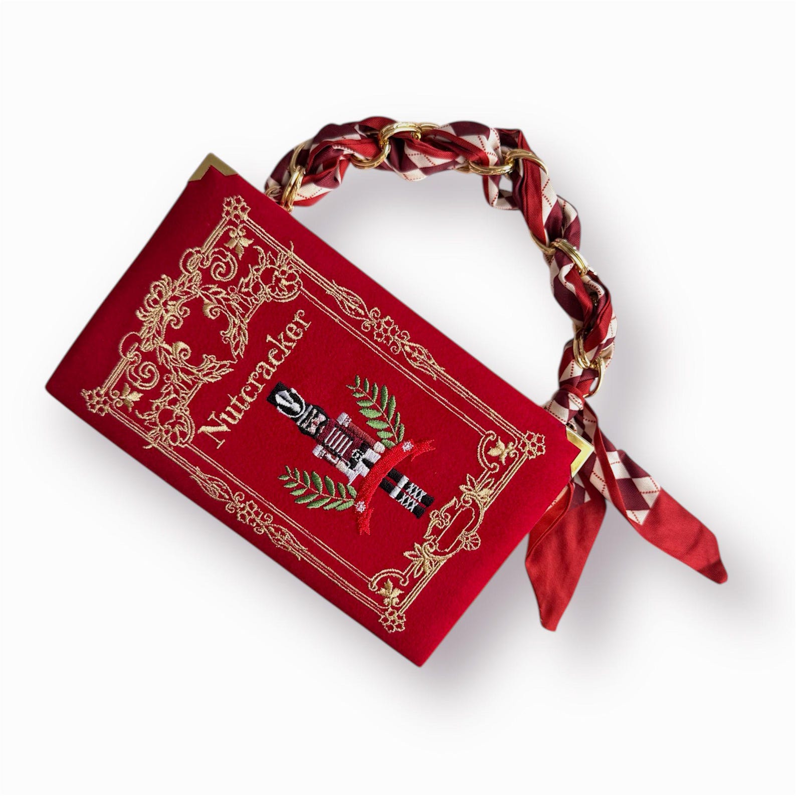 Book Purse the Nutcracker Book Bag, Book Clutch, Ready to Ship, Novelty ...