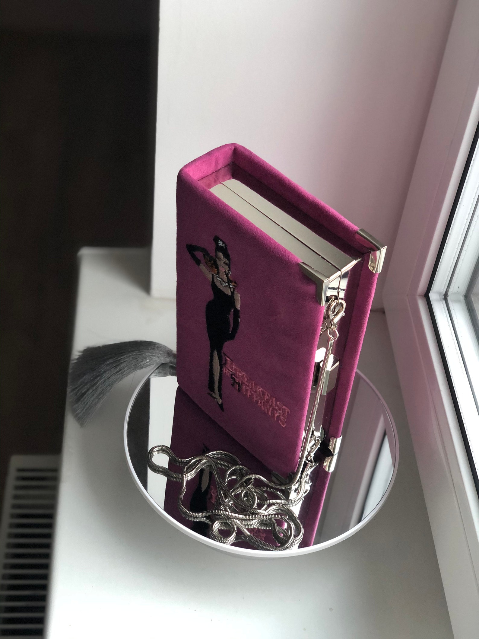 Book Clutch Handbag Purse Bag Embroidery Personalized Gifts - Etsy