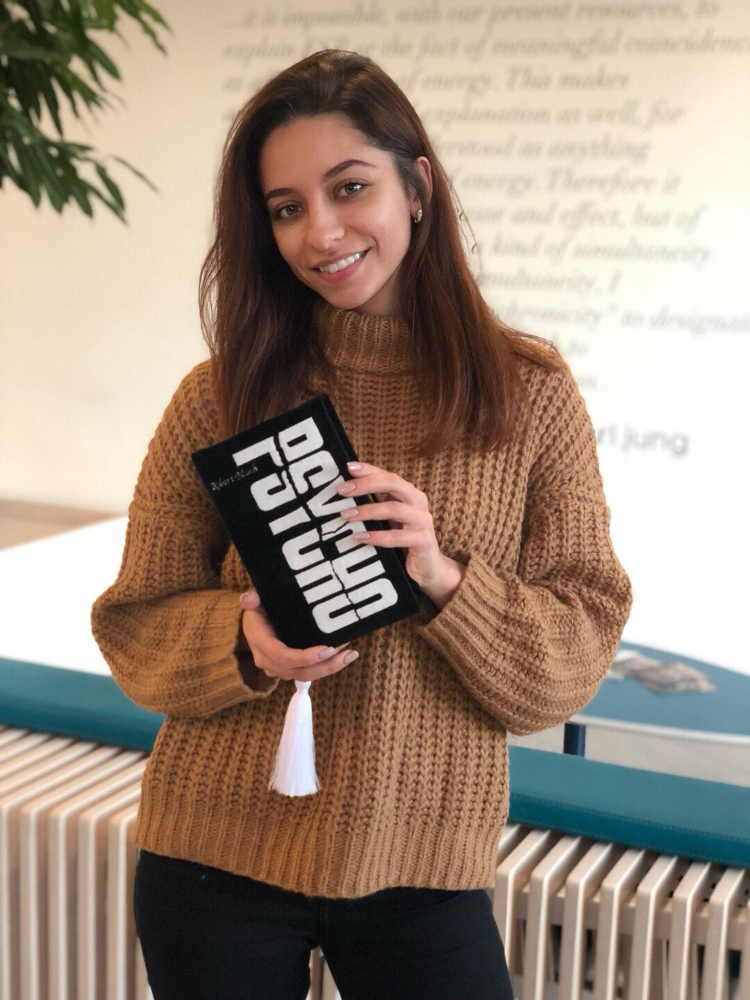 Book Clutch Purse - Custom Embroidered Handbag - Literary Gift - Black ...