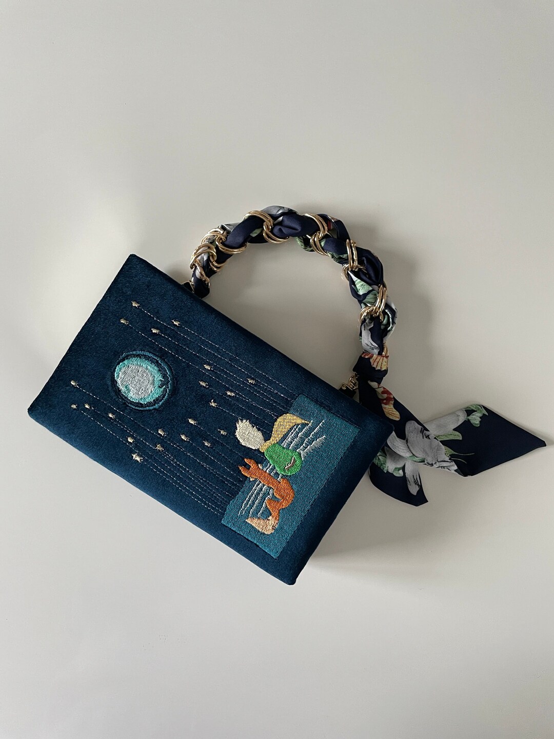 Embroidered Book Clutch Prince, Valentine's Day Novelty Bag, Crossbody ...
