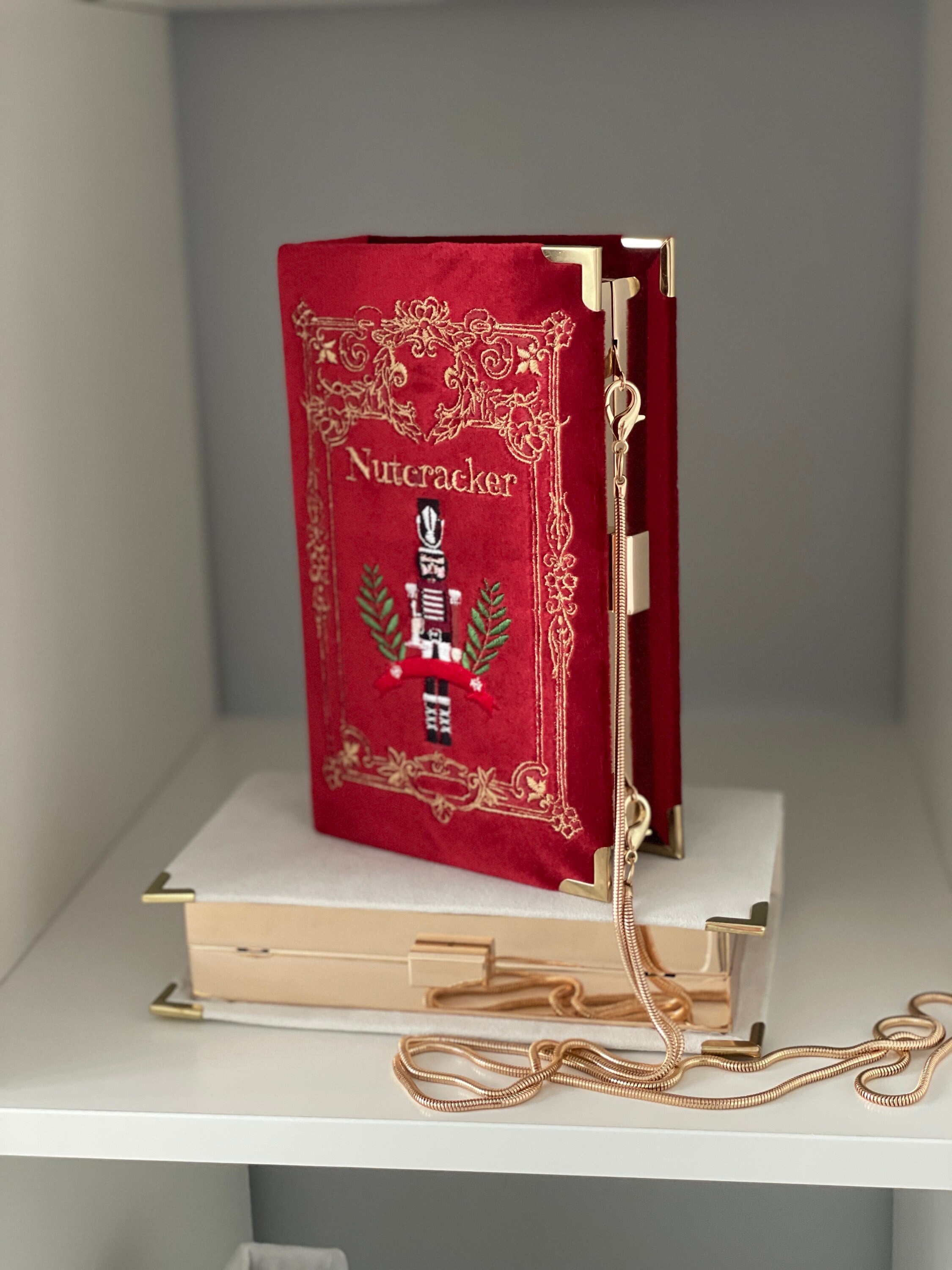 Book Purse the Nutcracker Book Bag, Book Clutch, Ready to Ship, Novelty ...