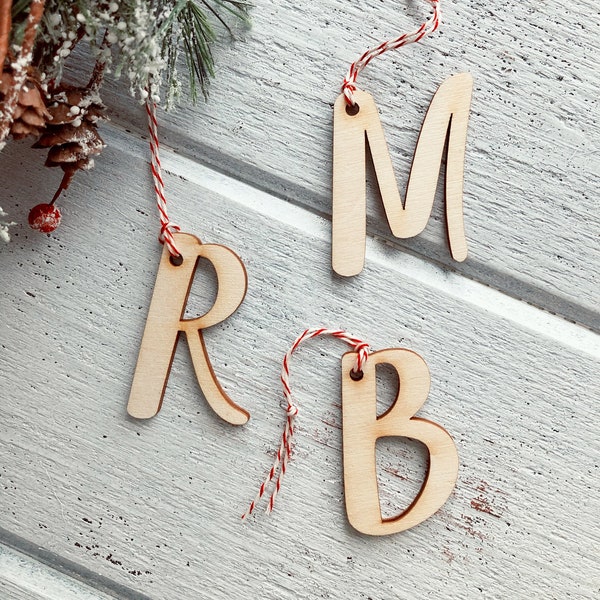 Letter Ornament - Etsy