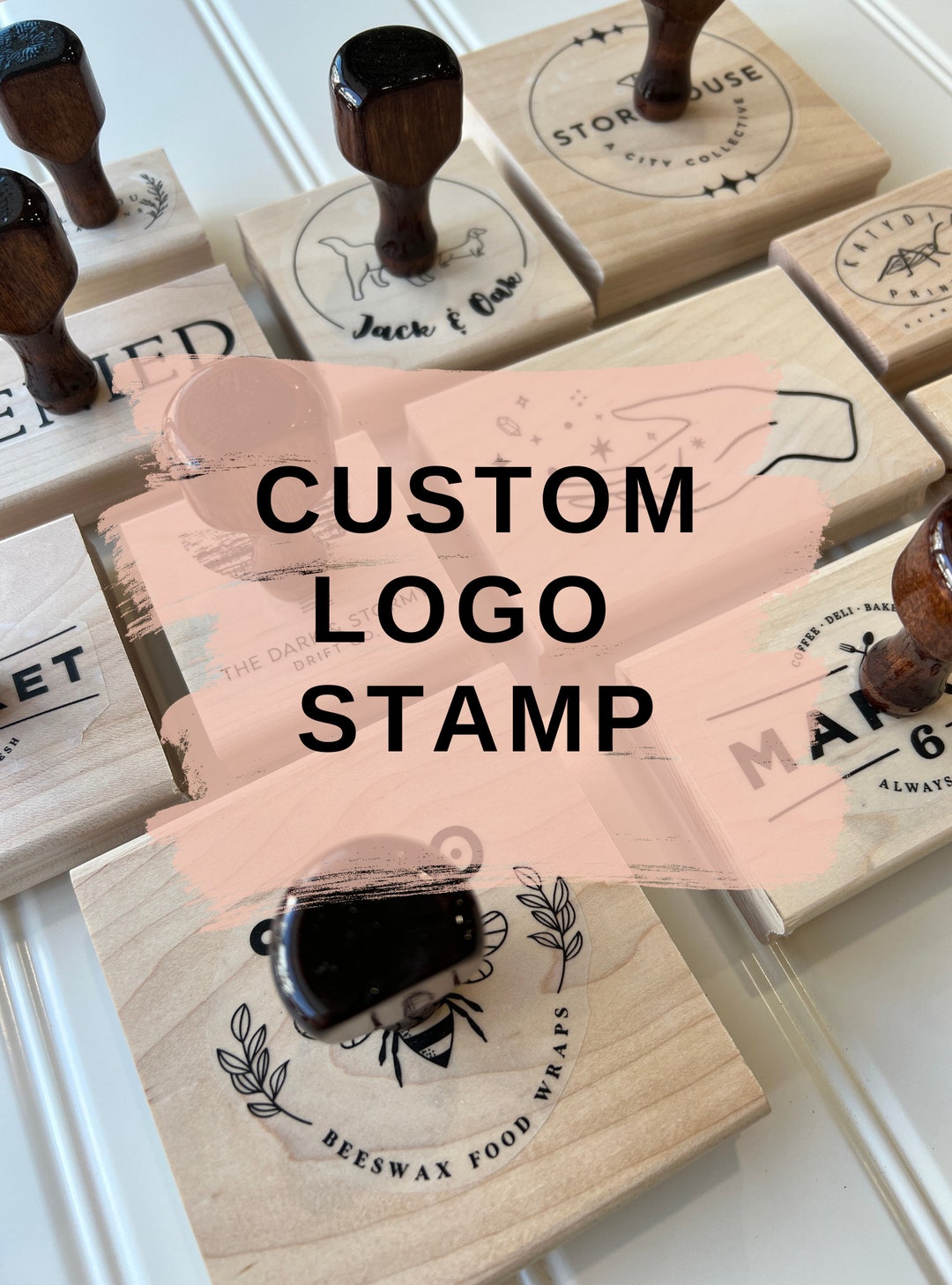 Custom Logo Stamp, Business Logo Stamp, Custom Stamp, Logo Stamp, Logo ...