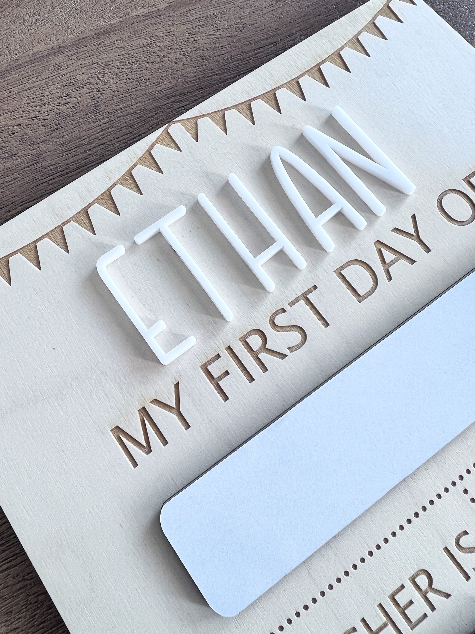 First Day of School Sign Custom First Day Sign Back to - Etsy