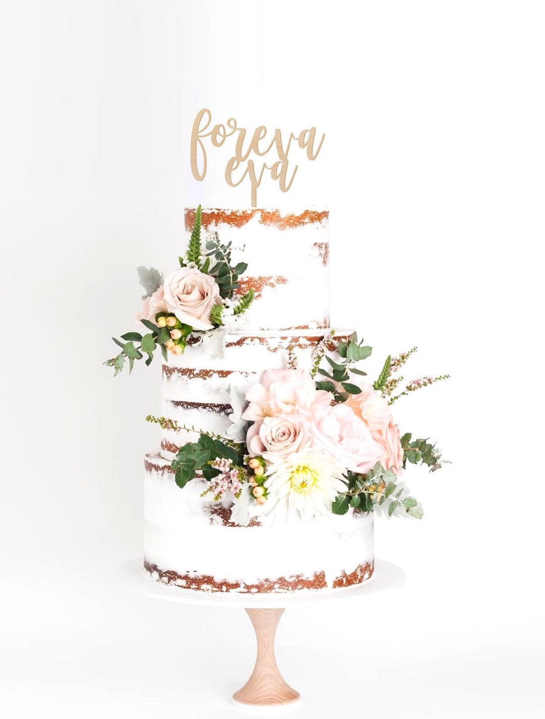 Foreva Eva Wedding Cake Topper L Wedding Cake Topper L Forever Cake ...