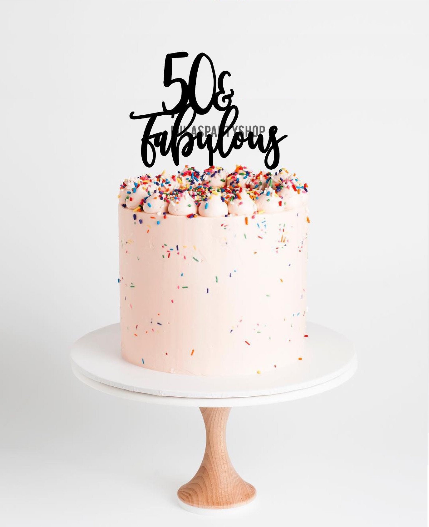 50 And Fabulous Cake Topper 50 And Fabulous Cake Topper 50th Etsy Canada