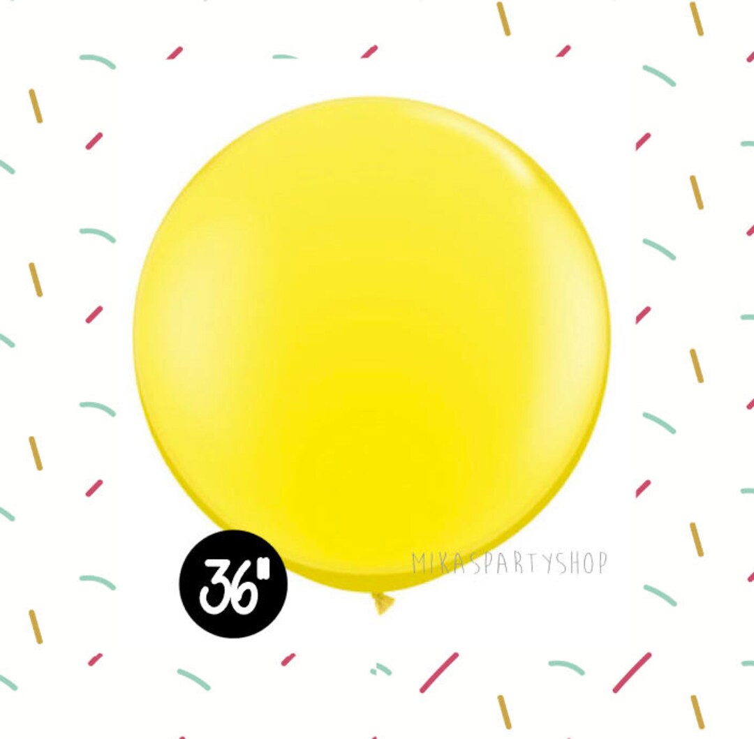 36 Yellow Latex Balloon for Weddings, Engagements, Photoshoots ...