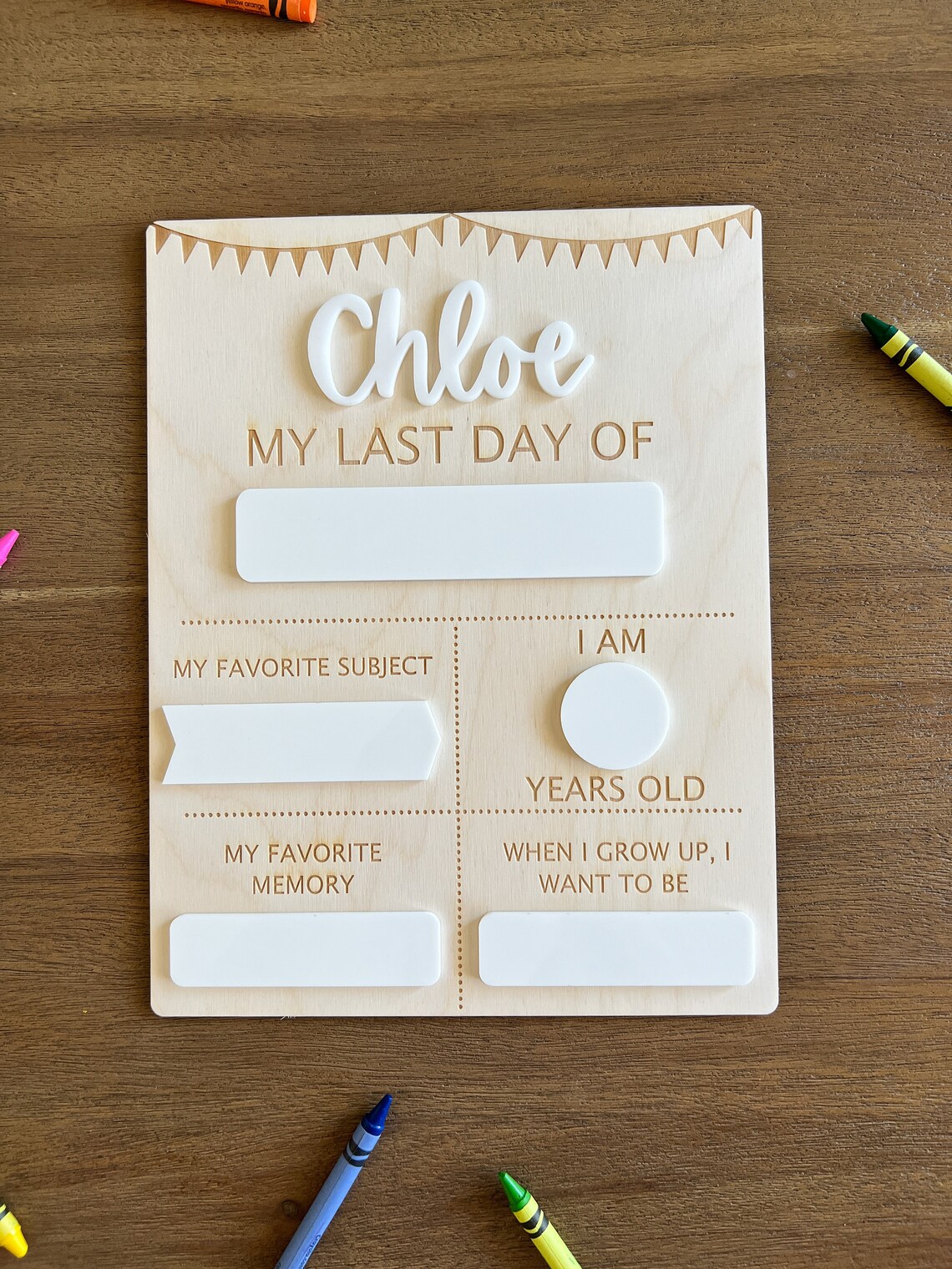First Day of School Sign, Custom First Day Sign, Back to School Sign ...